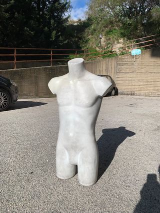 Manichino bianco uomo