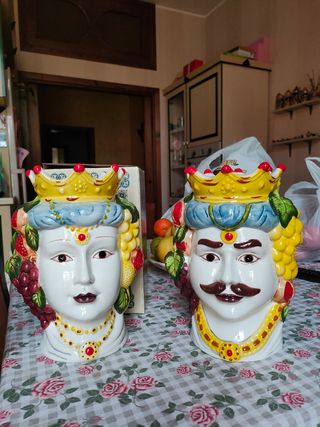 Coppia teste di moro