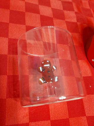 WD  lifestyle bicchiere Natale vetro borosilicato 