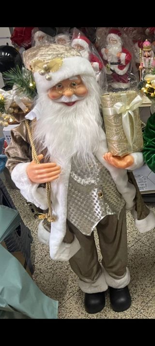 babbo Natale 110 cm con luci e musica 