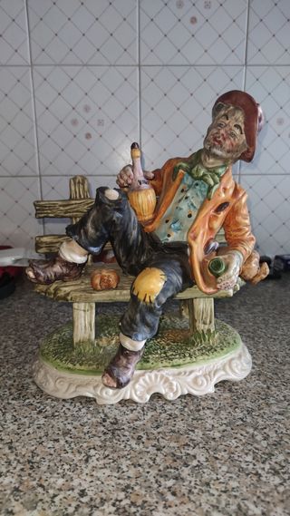 BELLISSIMA STATUA CAPO DI MONTE 