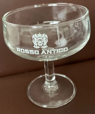 Bicchieri Rosso Antico very vintage anni 60/70
