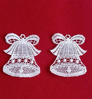 Decorazioni vintage in macramè