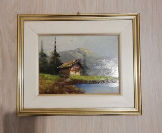 Quadro casa in campagna 