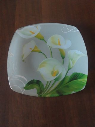 Piattino in vetro.