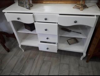 Consolle bianca in legno