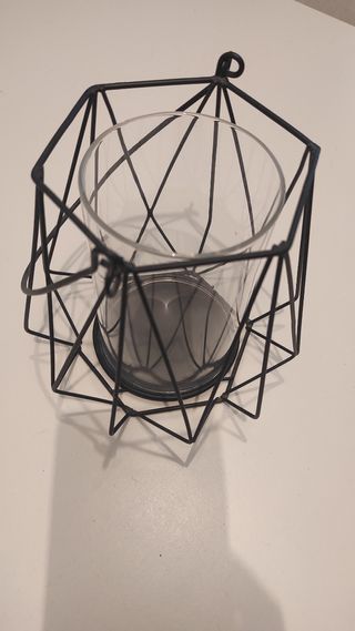 porta candele diamante