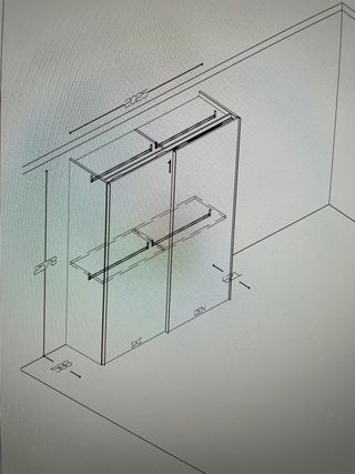 Armadio scorrevole di design 