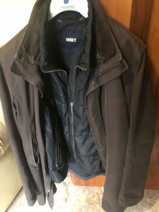 Giaccone impermeabile con piumino interno