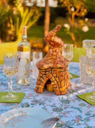 Centro tavola - Porta candele 