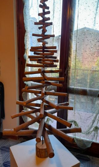albero di natale in legno innovativo 