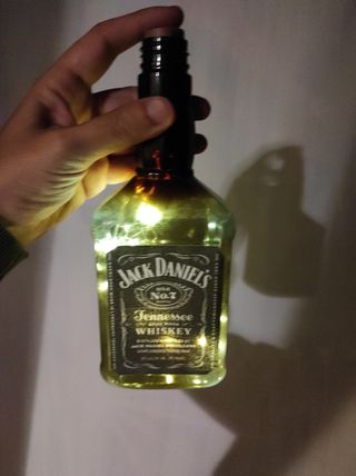 bottiglia luminosa jack Daniel's 