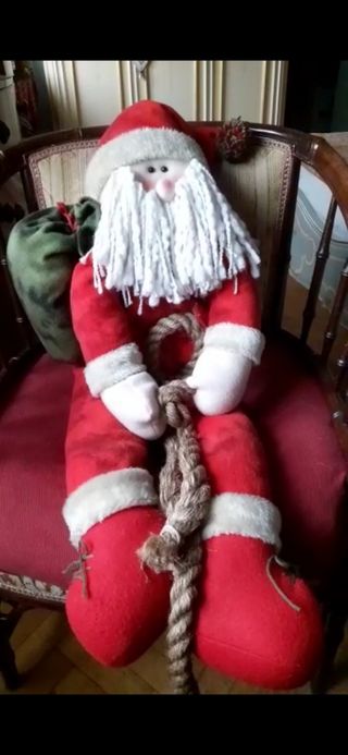 peluche grande dimensione babbo natale alto 107 cm