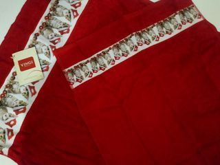 Set 2 ASCIUGAMANI NATALIZI VINGI: viso + ospite 