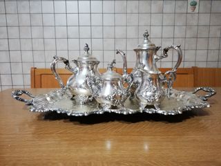 Servizio da thè canadese in acciaio