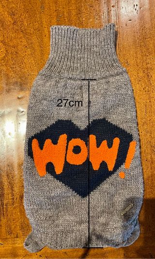 Vestito per cani in maglia 