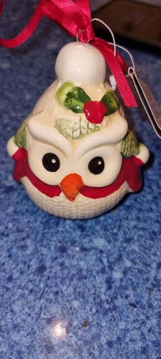 campanella gufo palla natale
