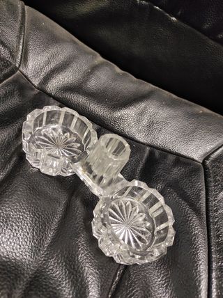 portacandele vintage vetro