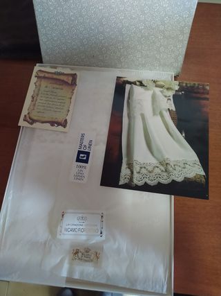 Set Asciugamani ricamate vintage