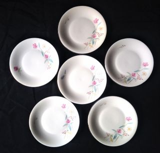 6 piatti dolce porcellana Bavaria vintage