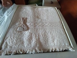 Set 6 asciugamani spugna e macramé