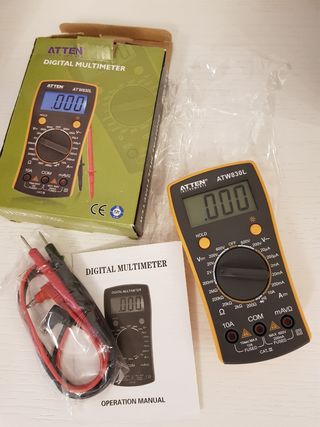 Tester Multimetro Digitale marca Atten