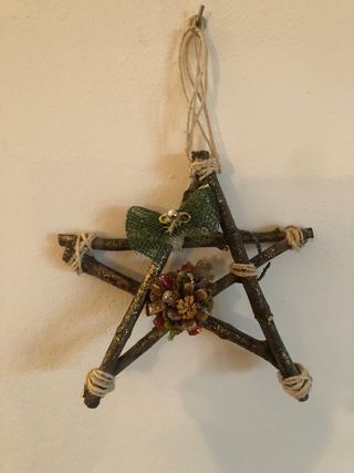 Stella di Natale fatta a mano 