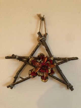 Stella di Natale fatta a mano