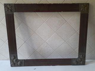 cornice stile liberty legno e ferro lavorato 