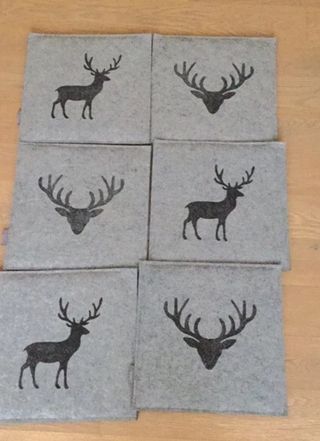 Cuscini in feltro 3/pz €