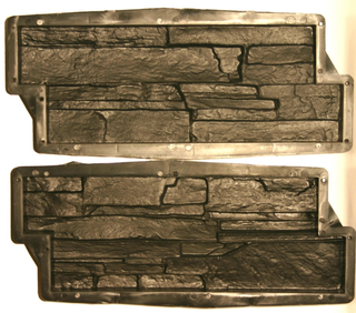 Stampi matrice Forma Rivestimento finta pietra