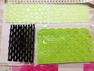 tappetini per pasta di zucchero e fondente 