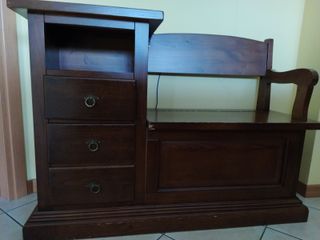 Cassapanca in arte povera