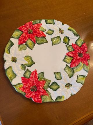 Piatto  da portata natalizio 