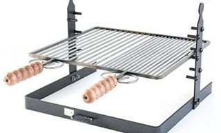 bistecchiera graticola con base e appoggio