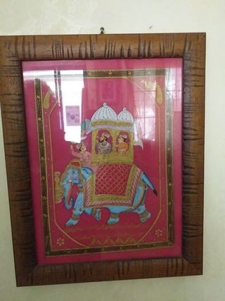 Cornice in tessuto India originale