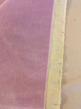 Scampolo velluto lilla