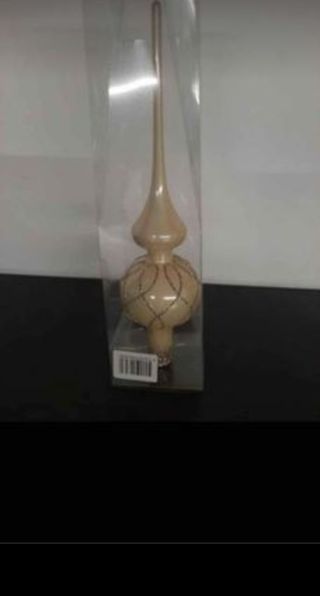 Puntale per albero di Natale nuovo altezza 26 cm c