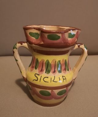 Piccolo vaso in terracotta Sicilia