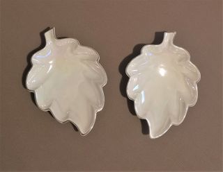 Ciotoline ceramica foglie vintage