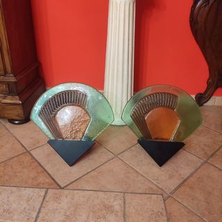 Coppia lampade vintage ITRE Murano. 