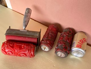 Rullo decorativo per decorare una parete