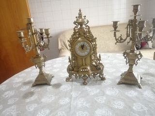 Tris Barocco In Ottone 