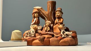 Presepio portacandele