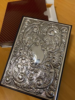 Rubrica telefonica in argento 925