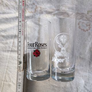 due bicchieri liquore vintage 