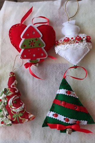 Decorazioni natalizie 4 pezzi