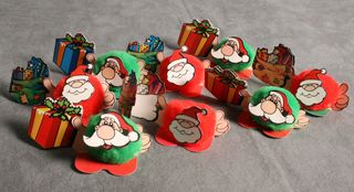 chiudipacco Babbo Natale pon pon