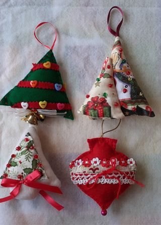 Decorazioni natalizie 4 pezzi