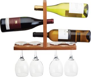 Porta Bottiglie e Bicchieri da Parete